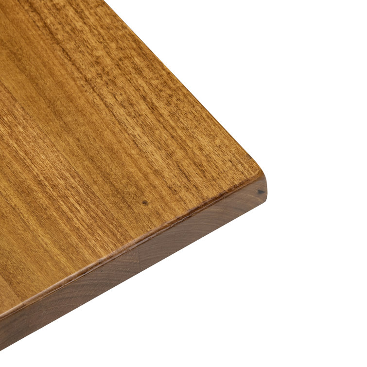 Restaurant Furniture by Barn Furniture 30'' L x 24'' W Solid Wood Rectangular Square Edge Table ...